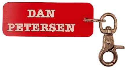 1.5" x 4" Firefighter Accountability Tags with Snap Hook – FLX Engrave